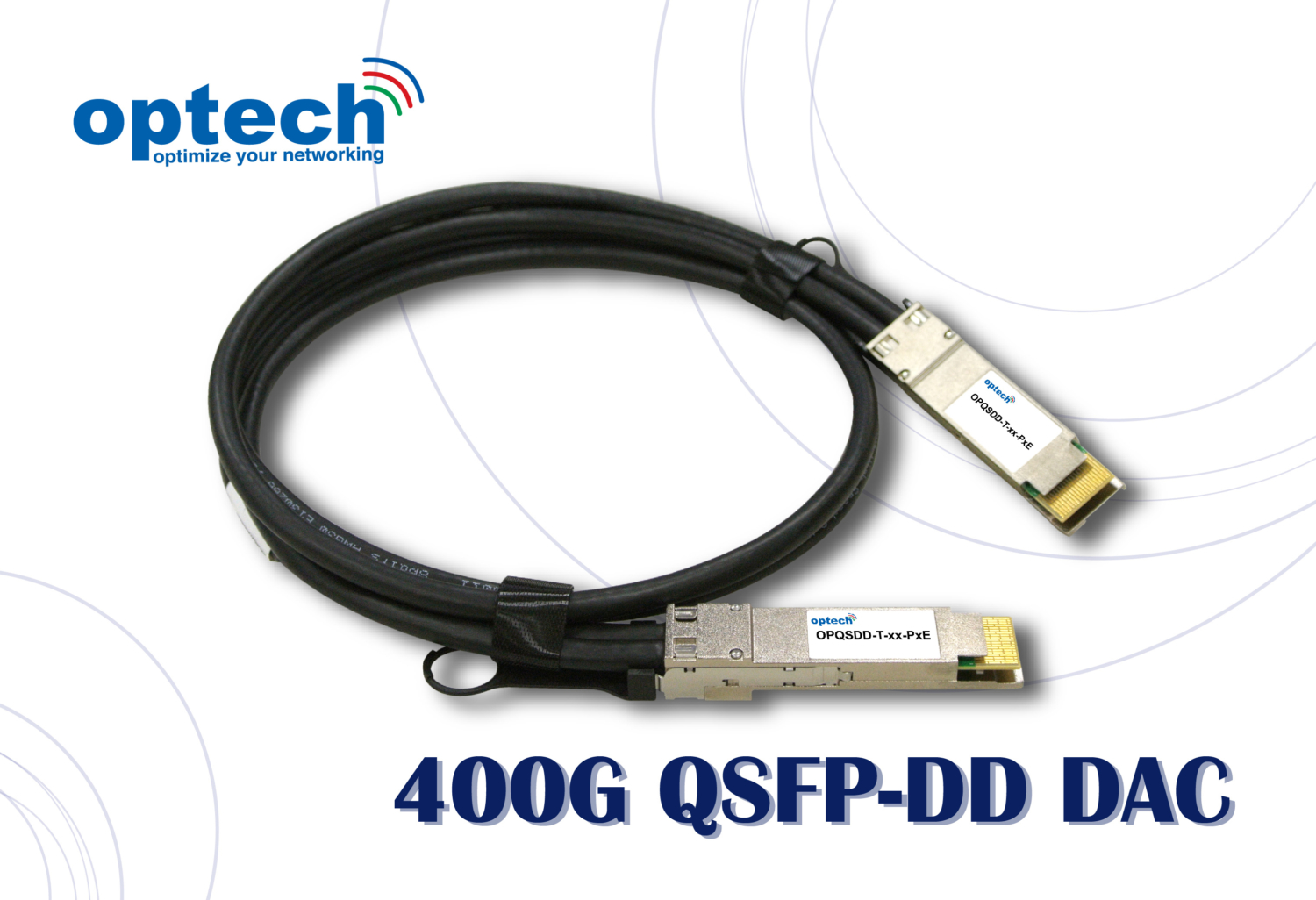 400G QSFP-DD DAC Direct Attach Cable - Optech Blog
